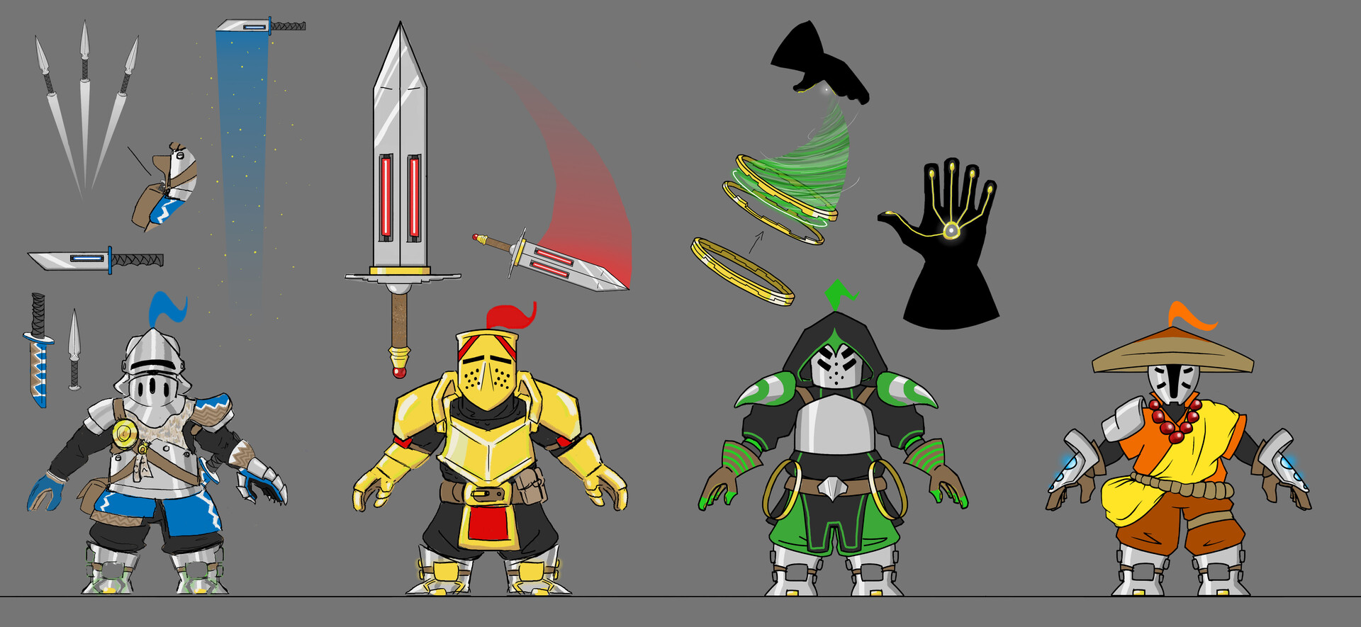 ArtStation - Boot Sequence Character Concepts