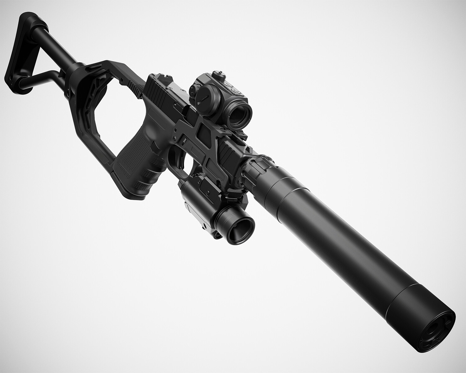 ArtStation - Project Glock (custom) - WIP high poly (PART 1)