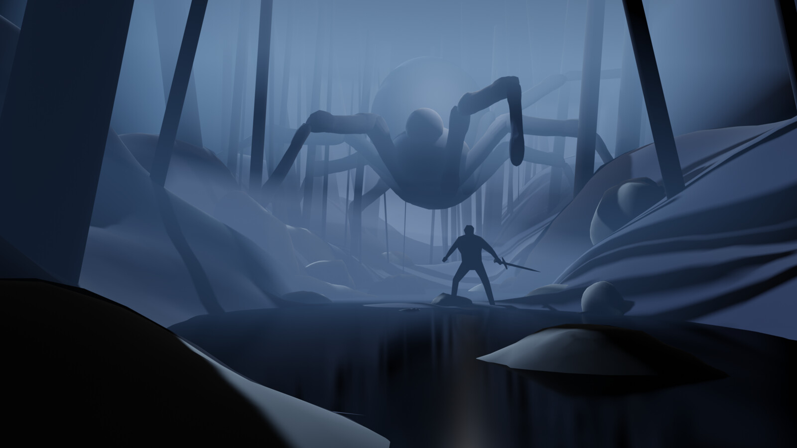 Yakovlev Art - Witcher vs Spider