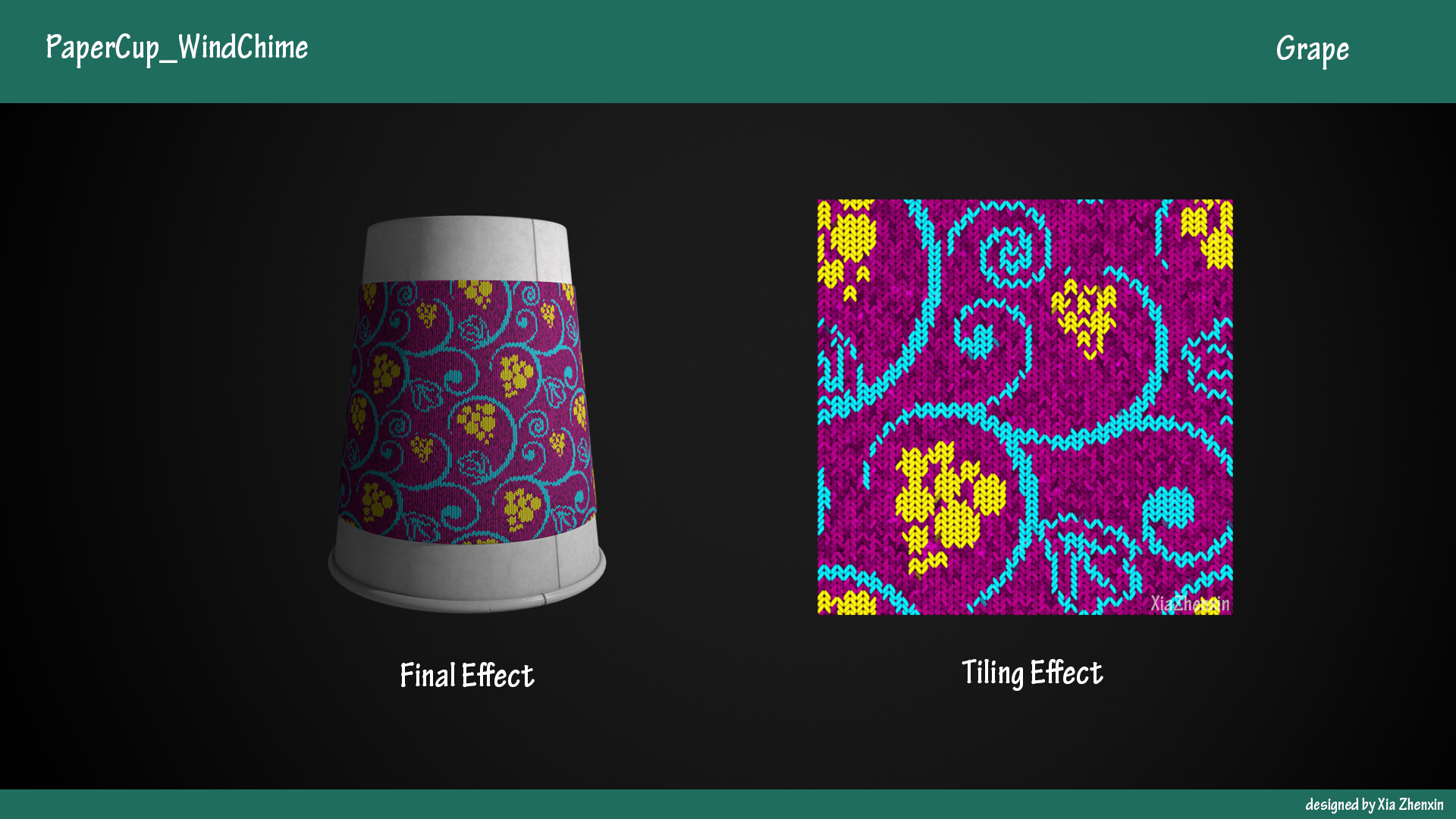 Alpaca - Paper cup wind chimes design