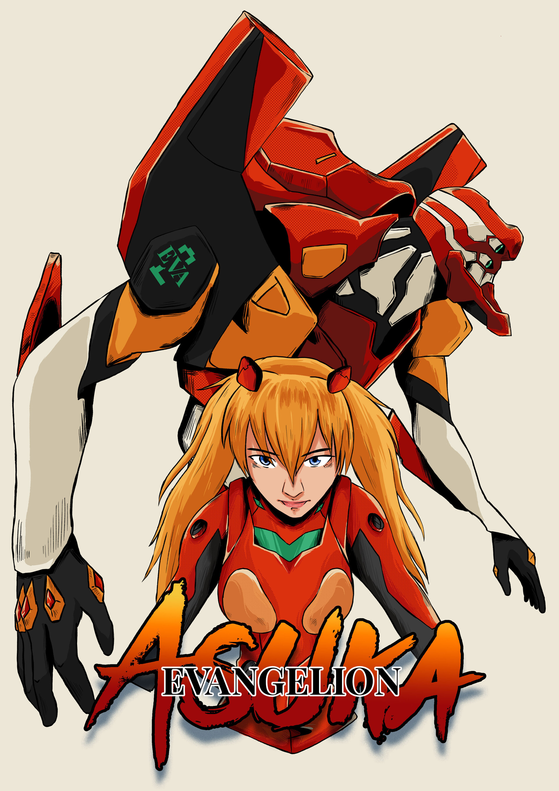 ArtStation - Asuka Evangalion