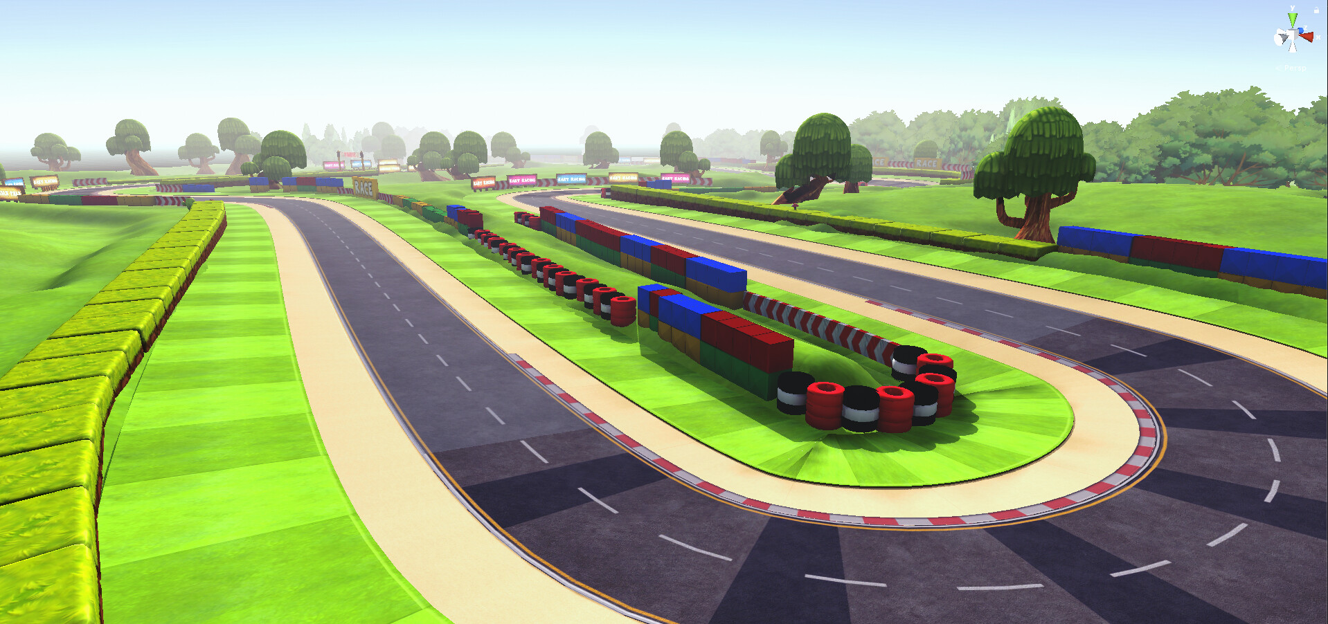 ArtStation - Racing Kart Game Circuit Track