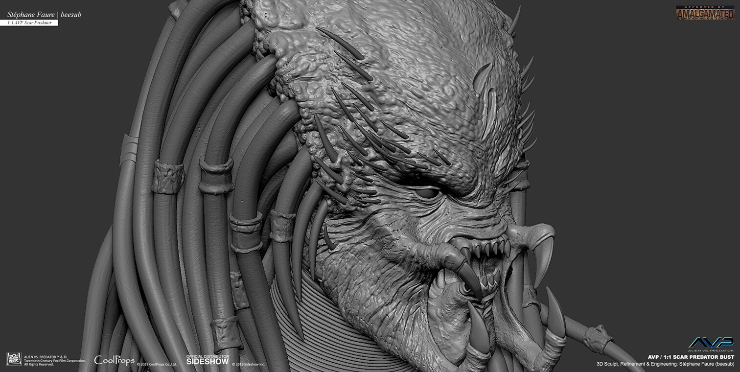 Scar Predator Drawings