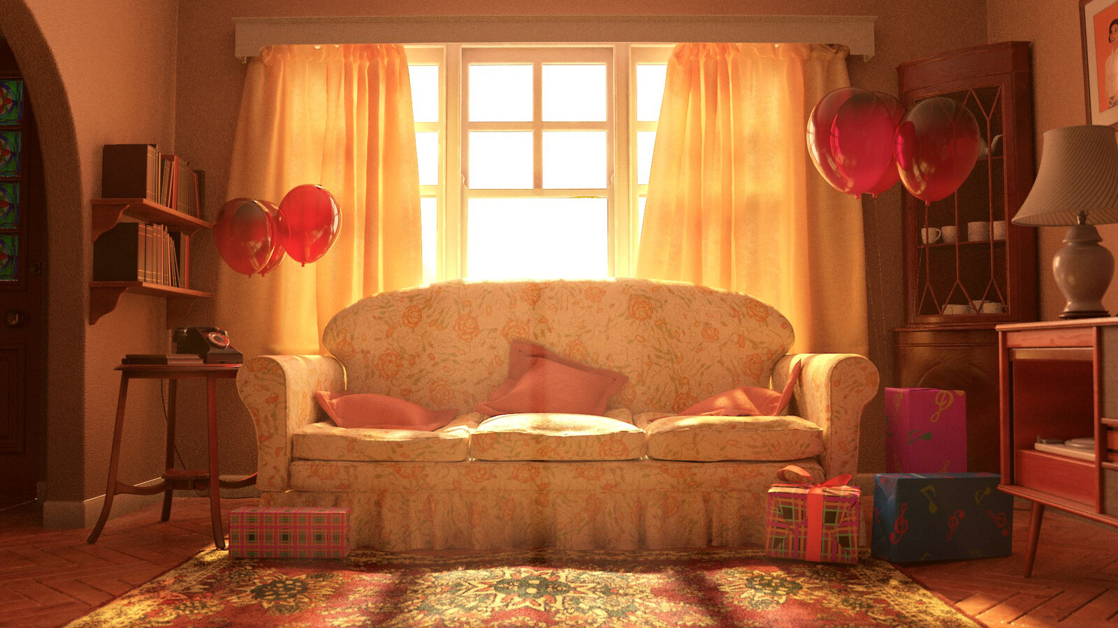 Alex Akins - 'Birthday': Marvelous Designer Sofa Asset