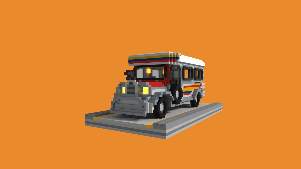 ArtStation - Voxel Philippine Jeepney