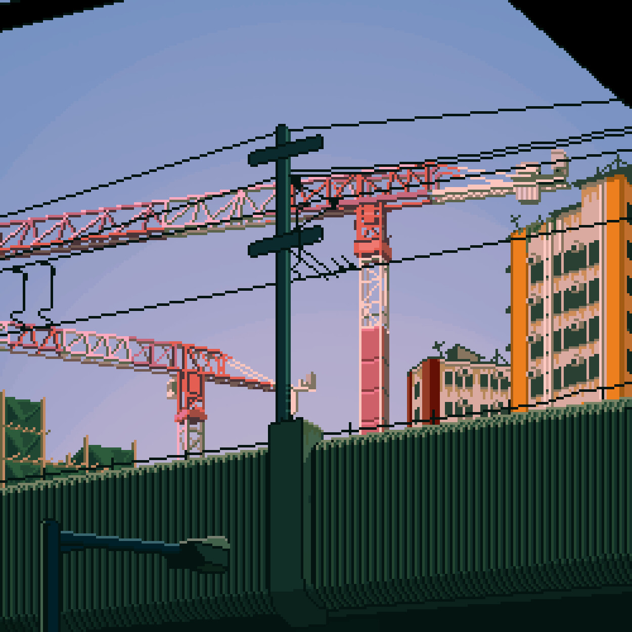 ArtStation - Train Crossing