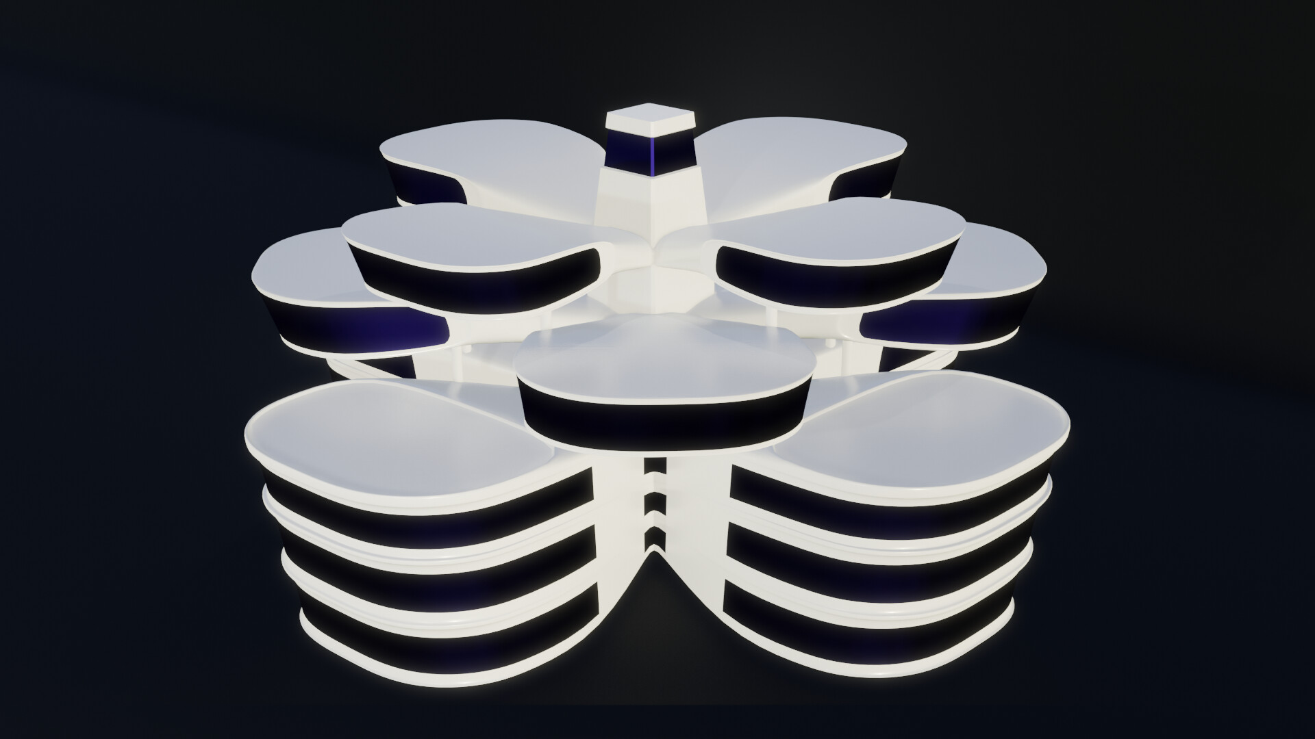 ArtStation - Floral Modern Building Design Concept