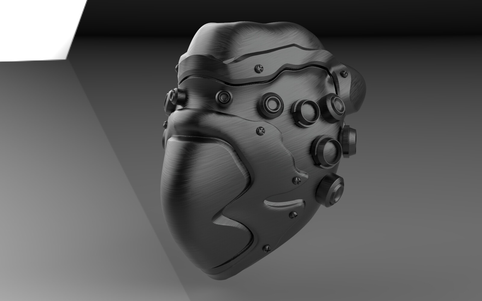 Joshua Enos - Custom scifi helmet design