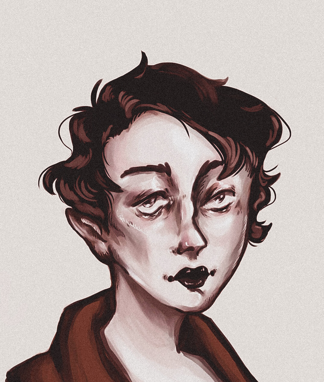 ArtStation - Portrait for my friend Alan