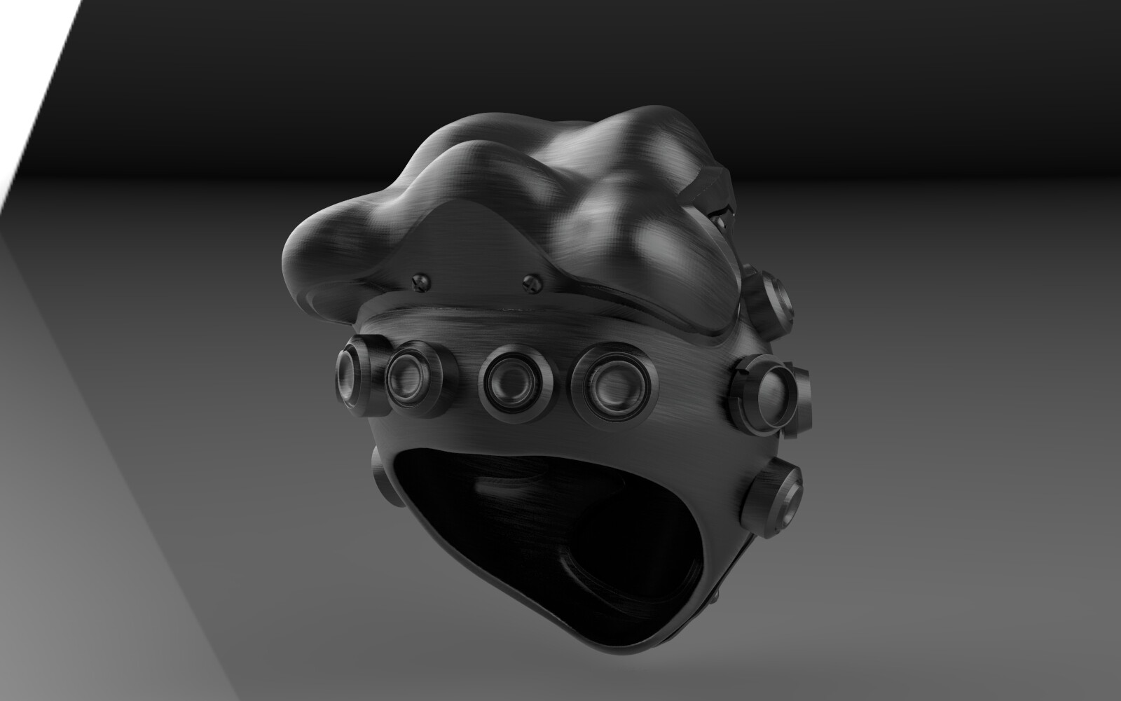 Joshua Enos - Custom scifi helmet design