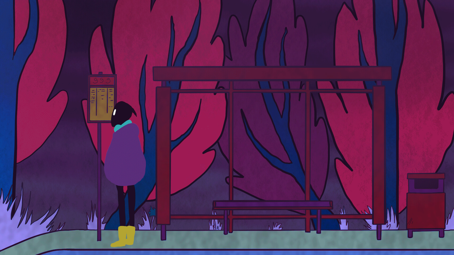 ArtStation - Bus Stop Animation