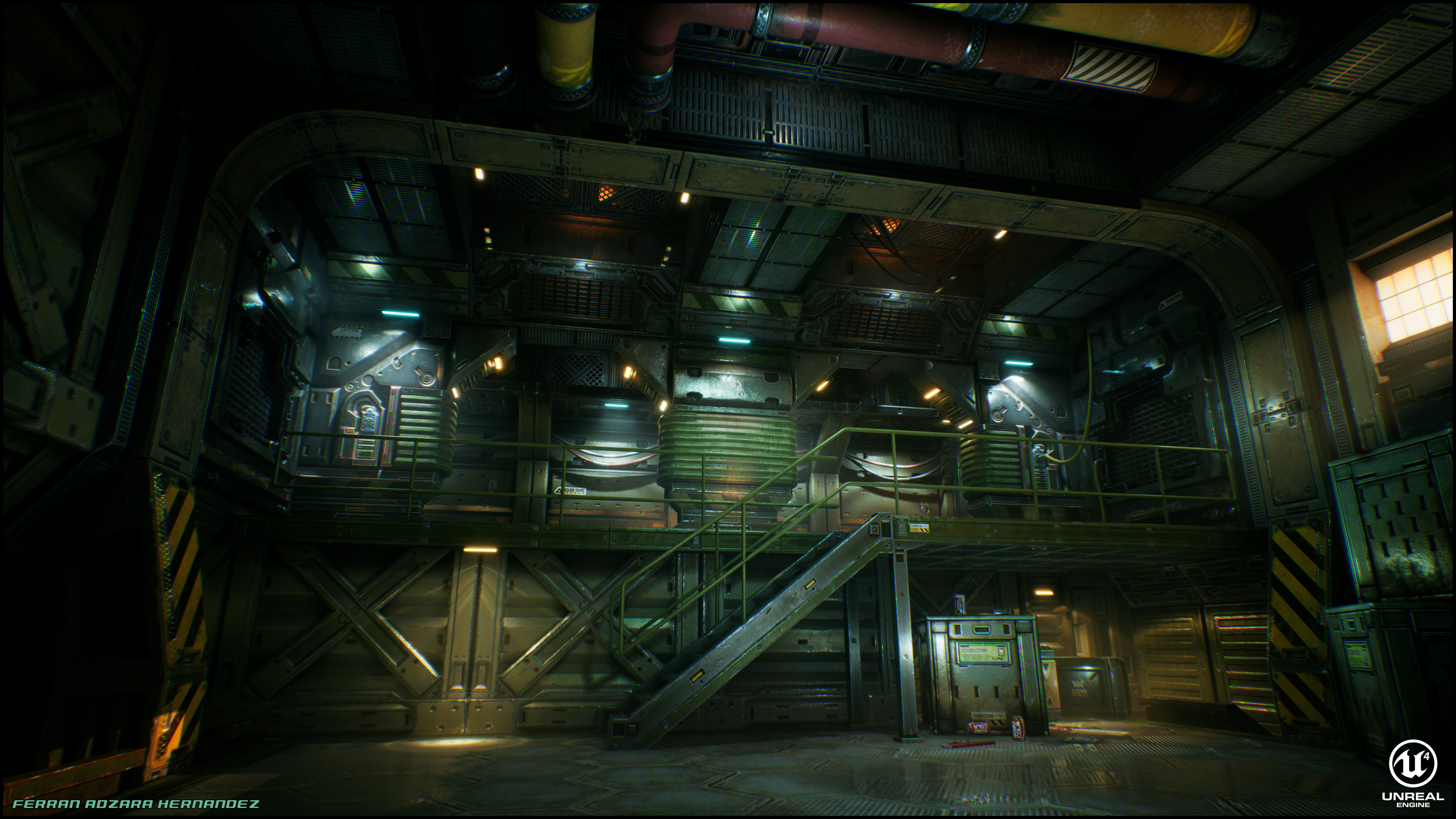 Ferran Adzarà Hernández - UE4 Doom 3 Remastered Room