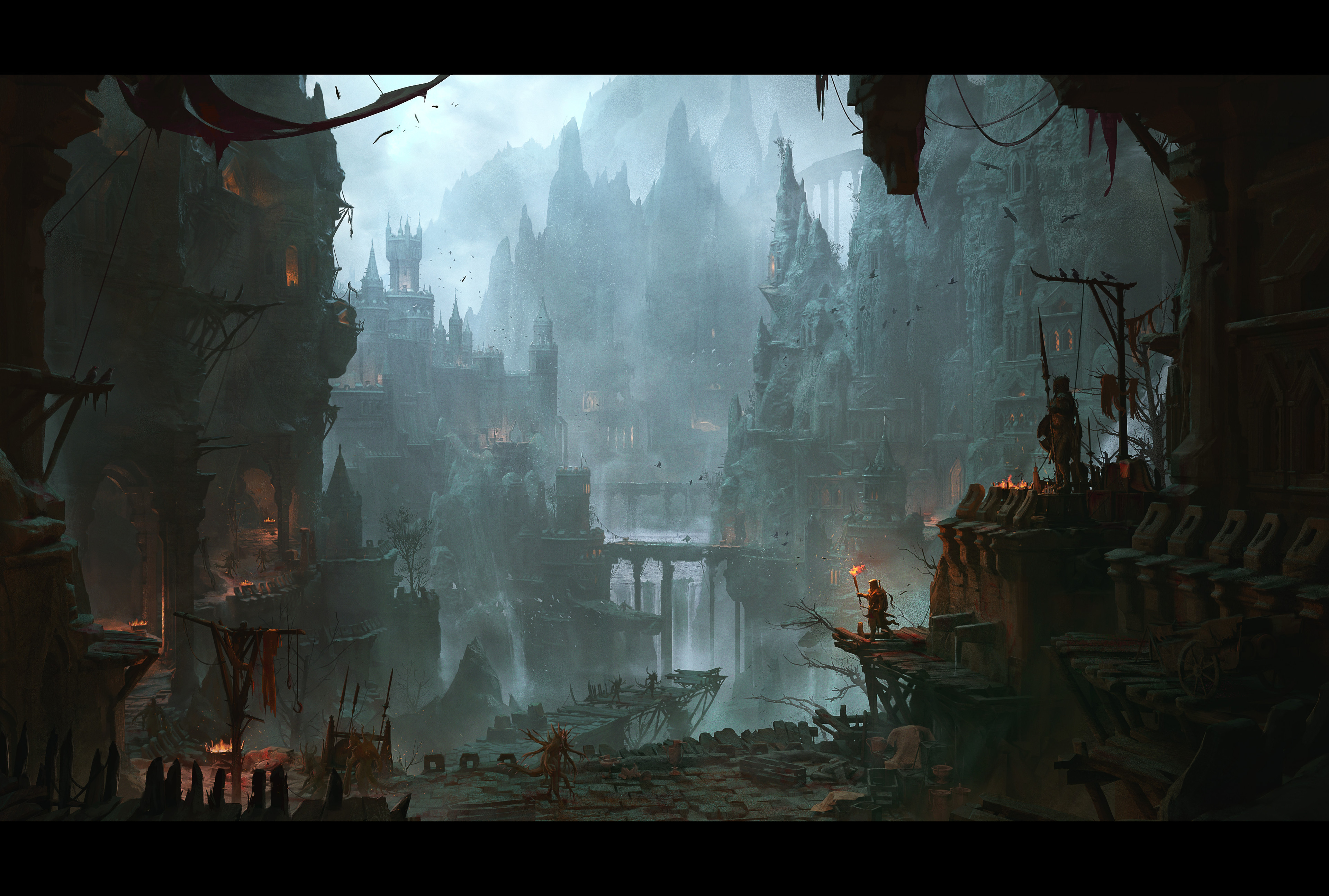 Descent into Madness - Wasteland by Chang-Wei Chen : r/ImaginaryWastelands