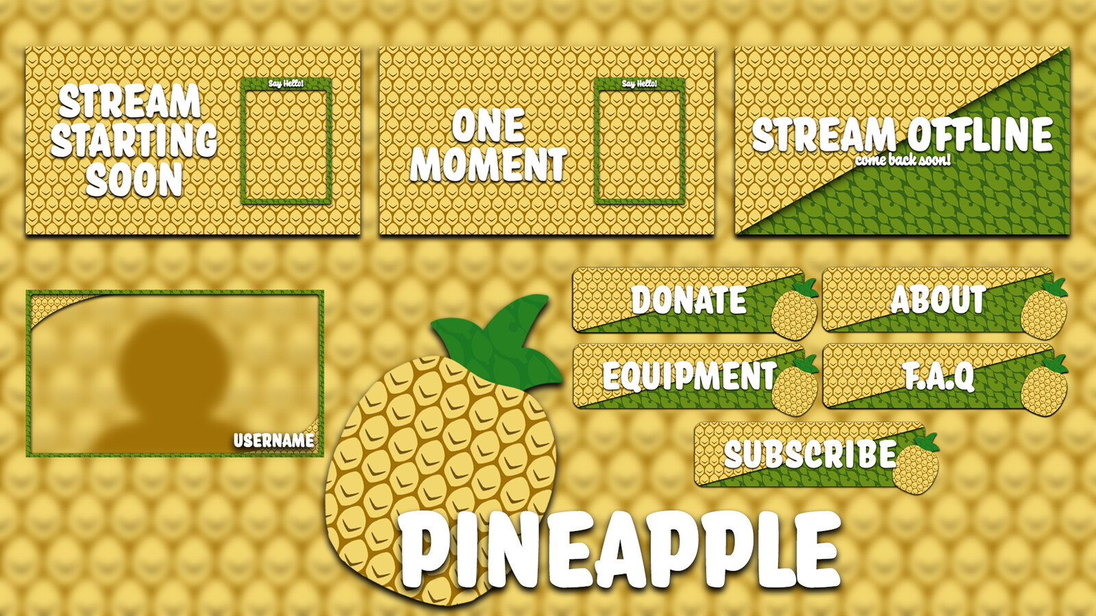John H - Pineapple - Overlay Collection