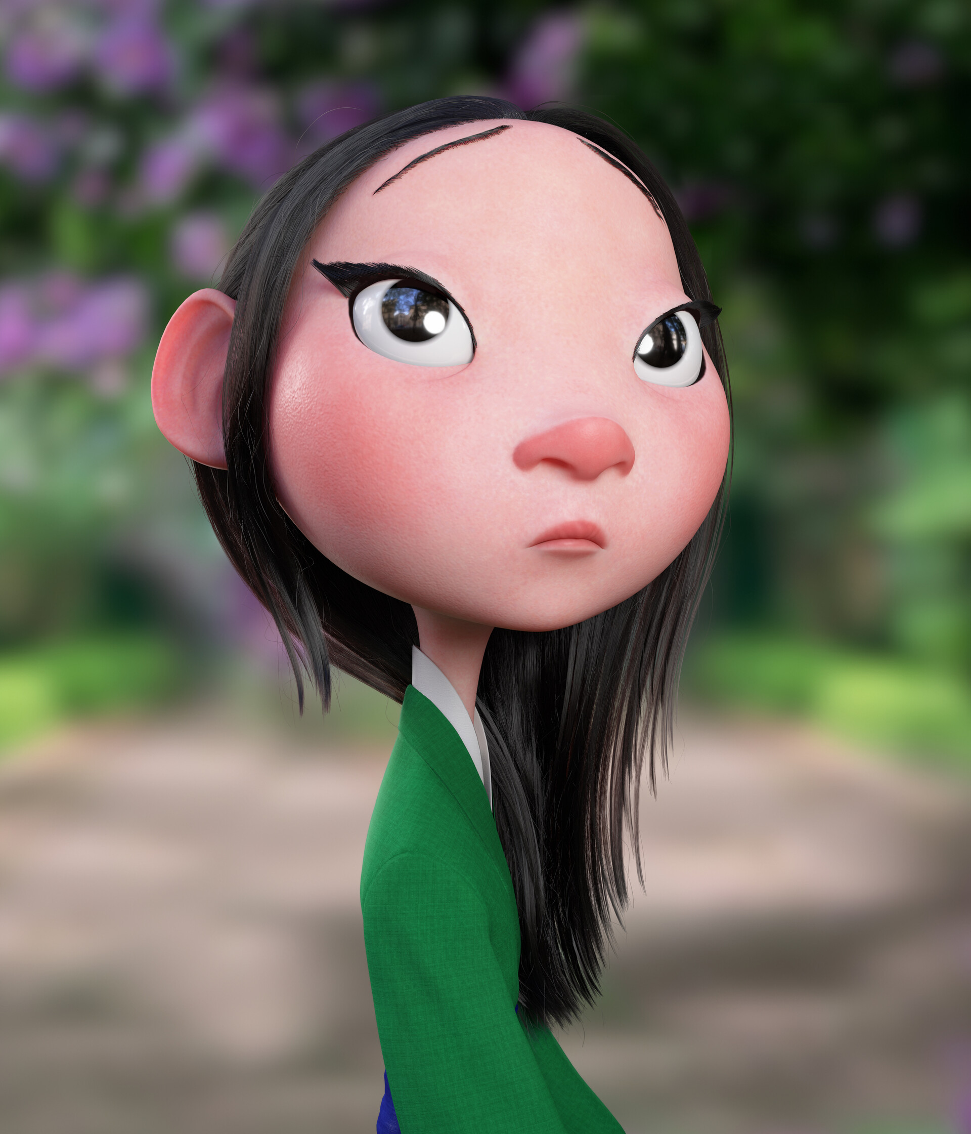 ArtStation - Mulan Cartoon