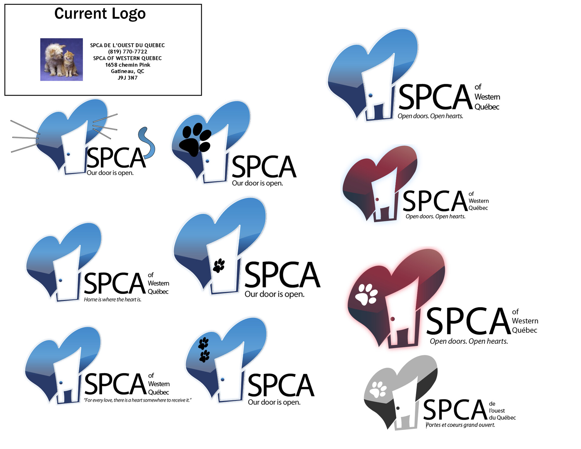 ArtStation - "SPCA of Western Quebec" - Logo