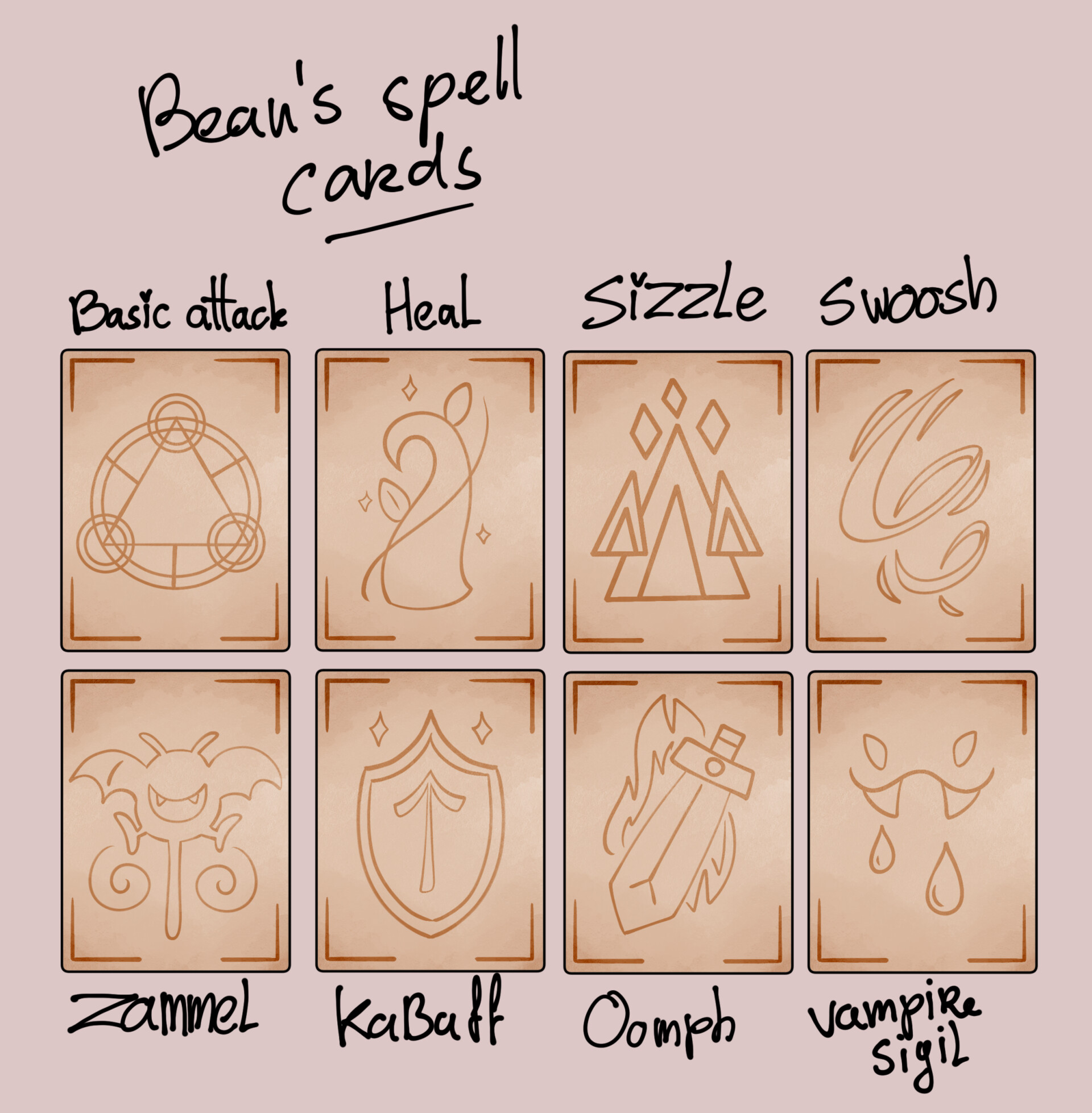 ArtStation - Beau’s spell cards