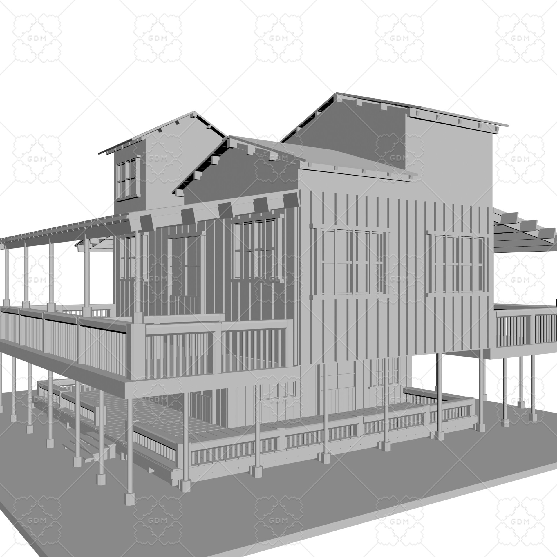 ArtStation - 3D Model House