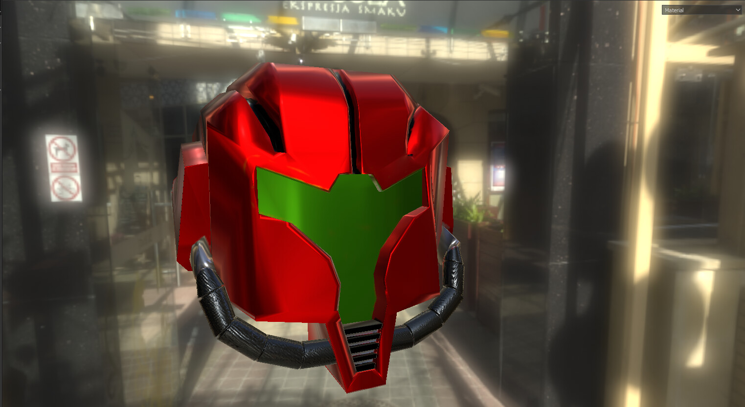 ArtStation - Metroid - Samus Helmet 3D