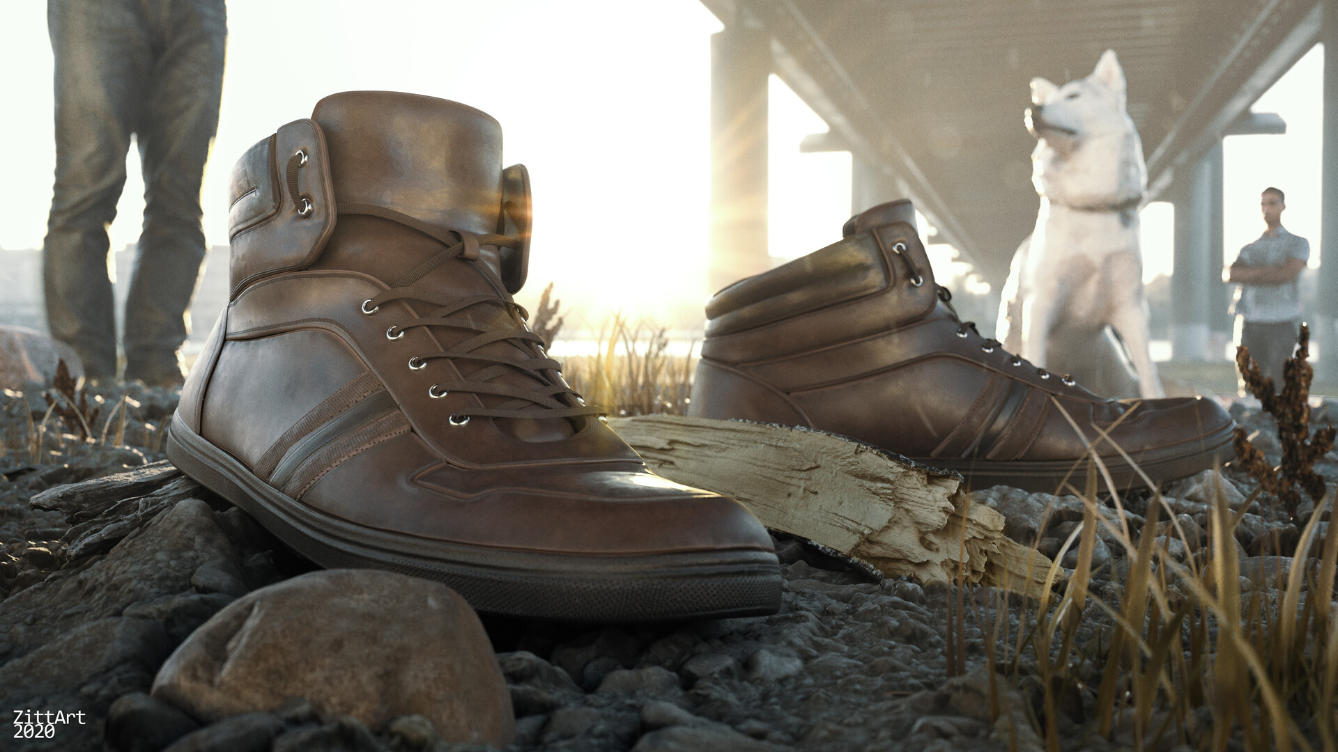 ArtStation - Shoes Bridge