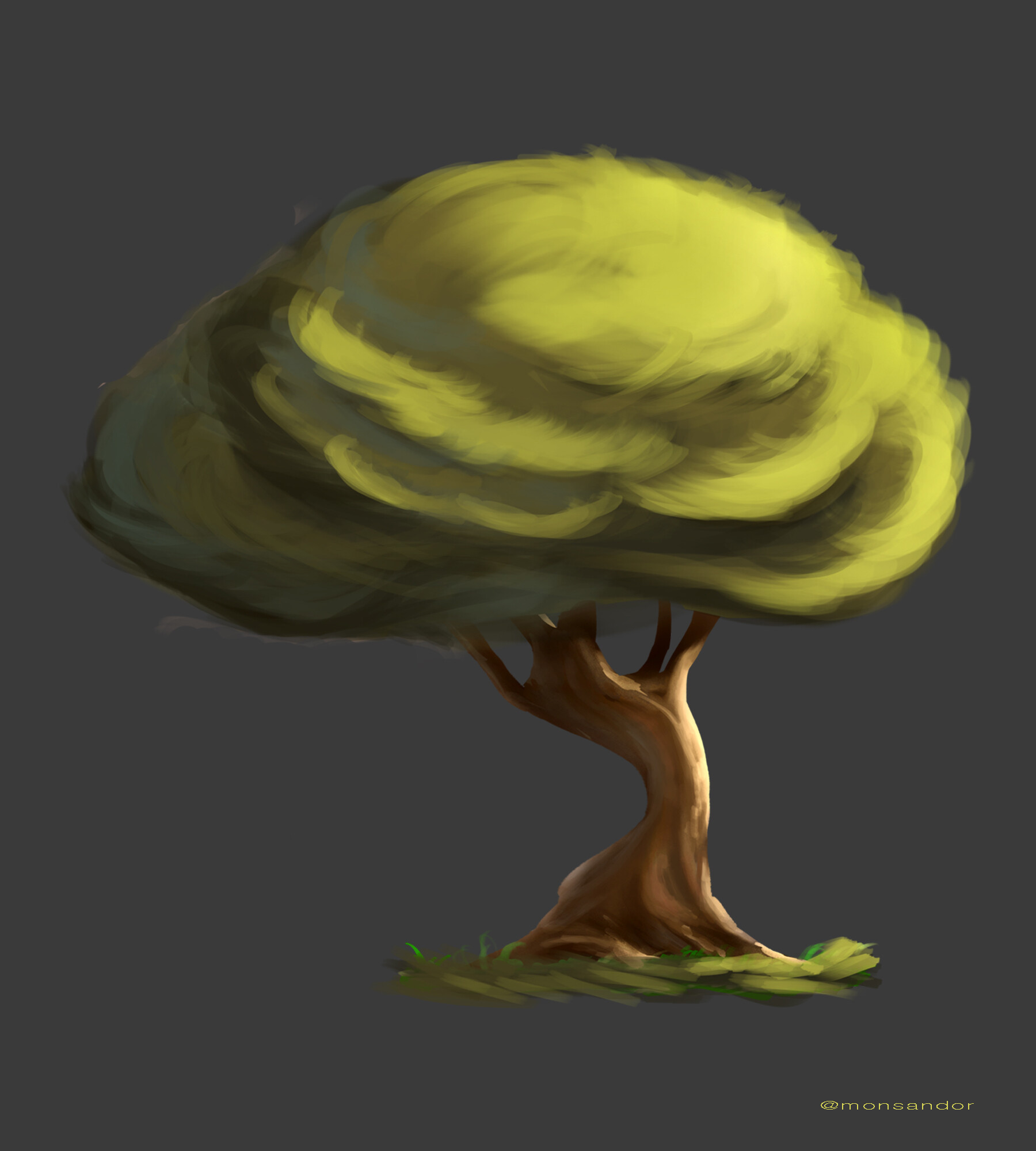 Sandor Molnar - Tree study