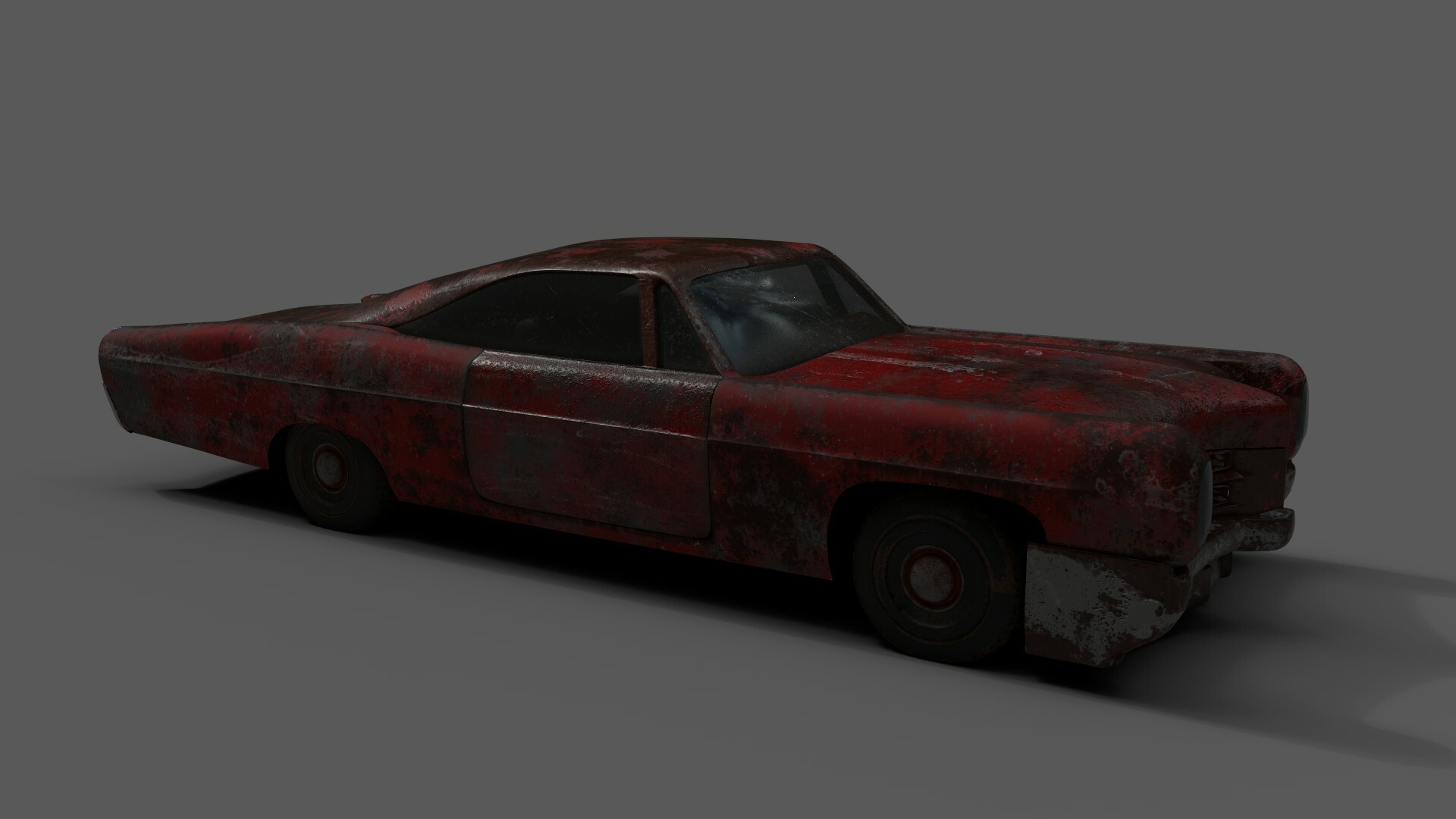 ArtStation - Old Rusty car