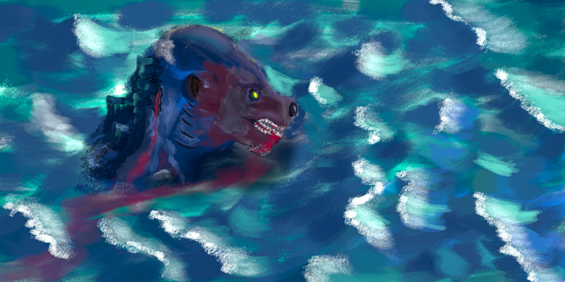 ArtStation - After fight with other sea monster