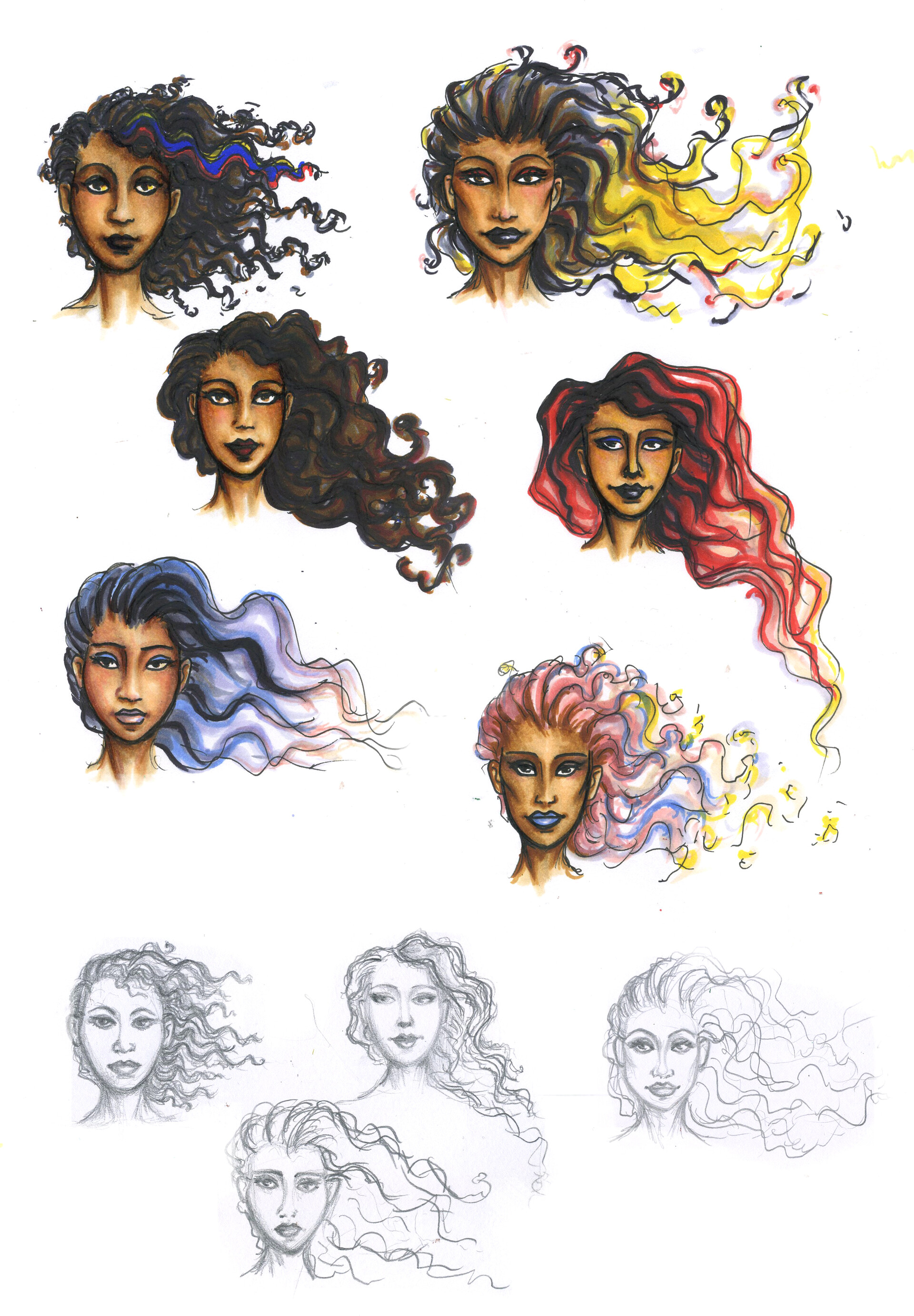 ArtStation - Andromeda Head Concepts, Anna Tateson