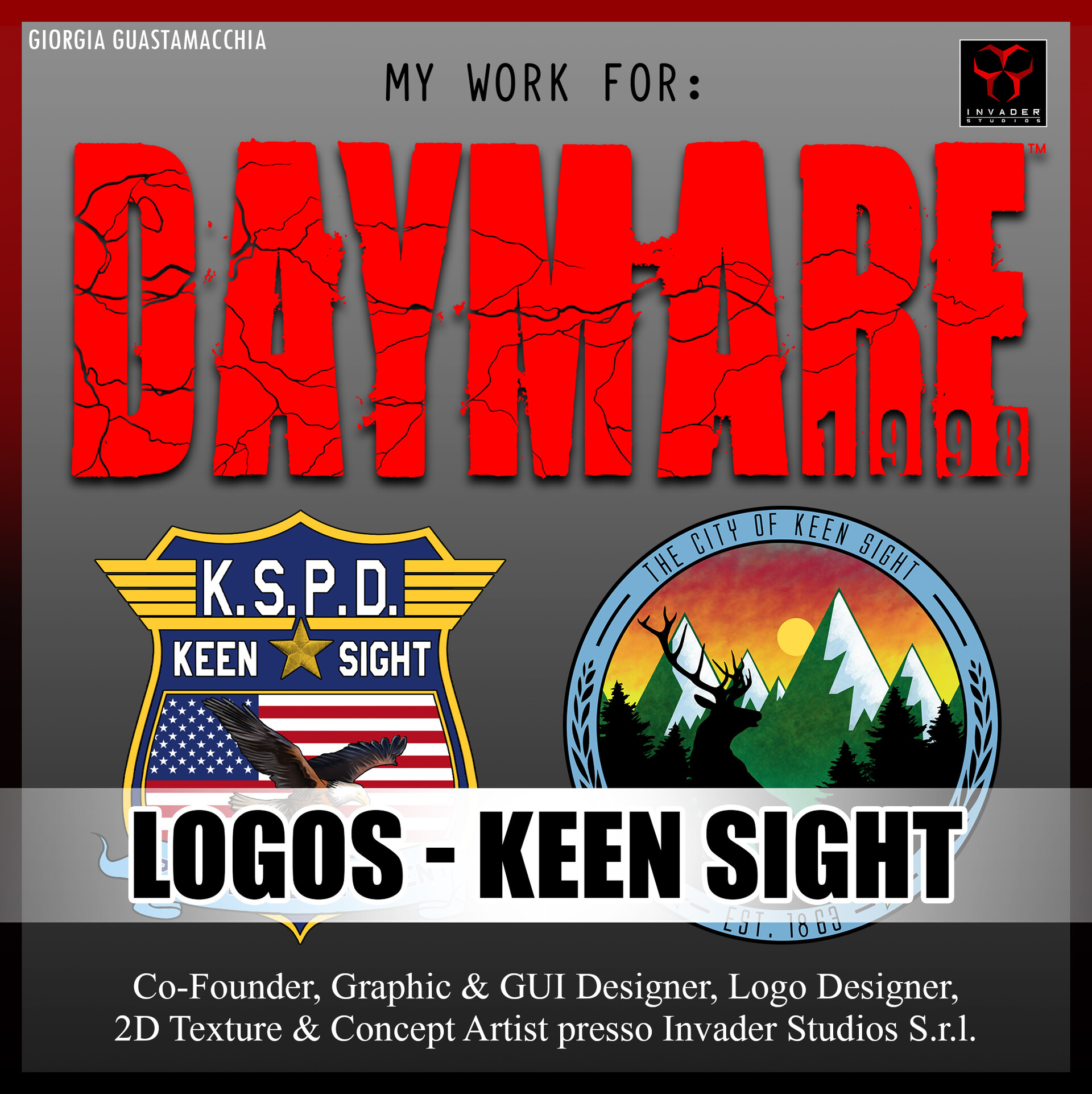 ArtStation - Logos for DAYMARE: 1998