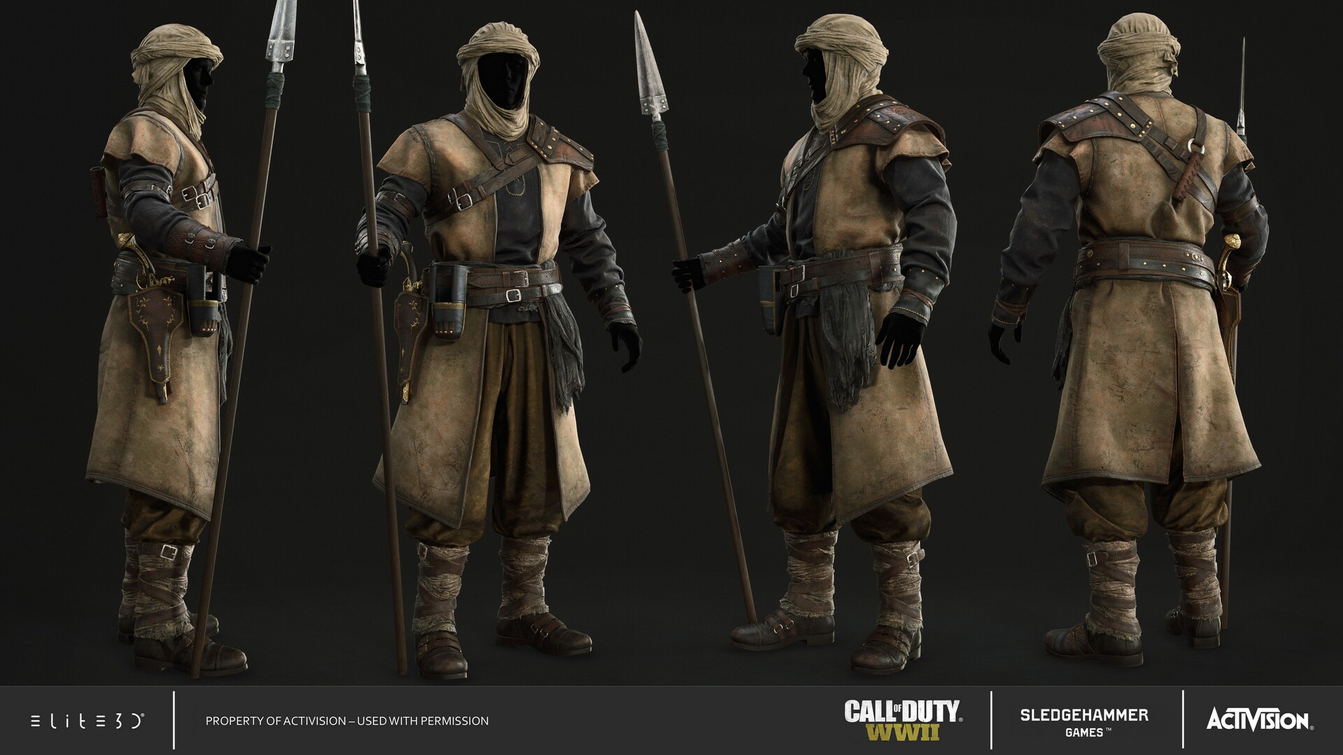 elite3d studio - Call of Duty: World War II DLC Characters