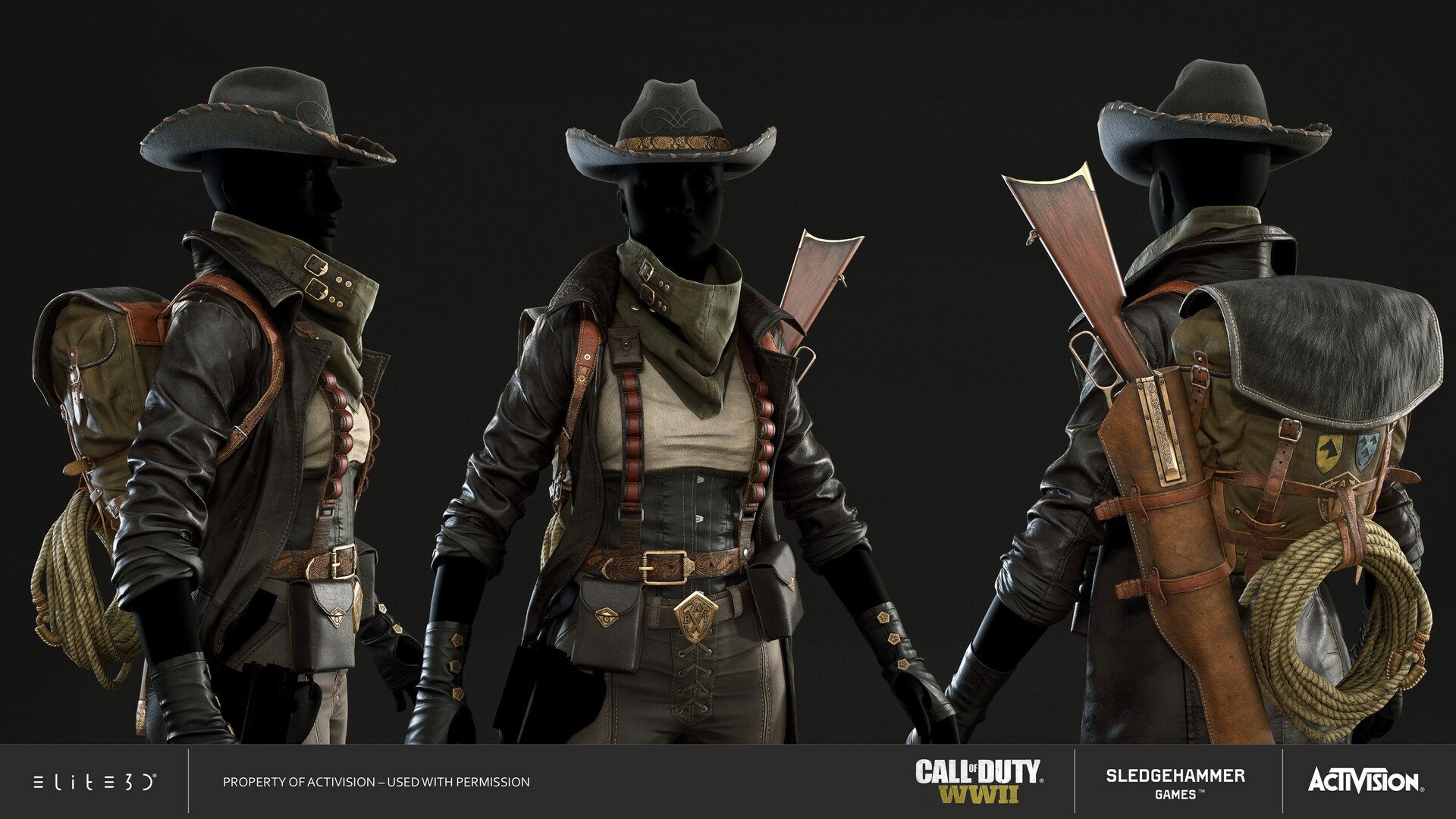 elite3d studio - Call of Duty: World War II DLC Characters