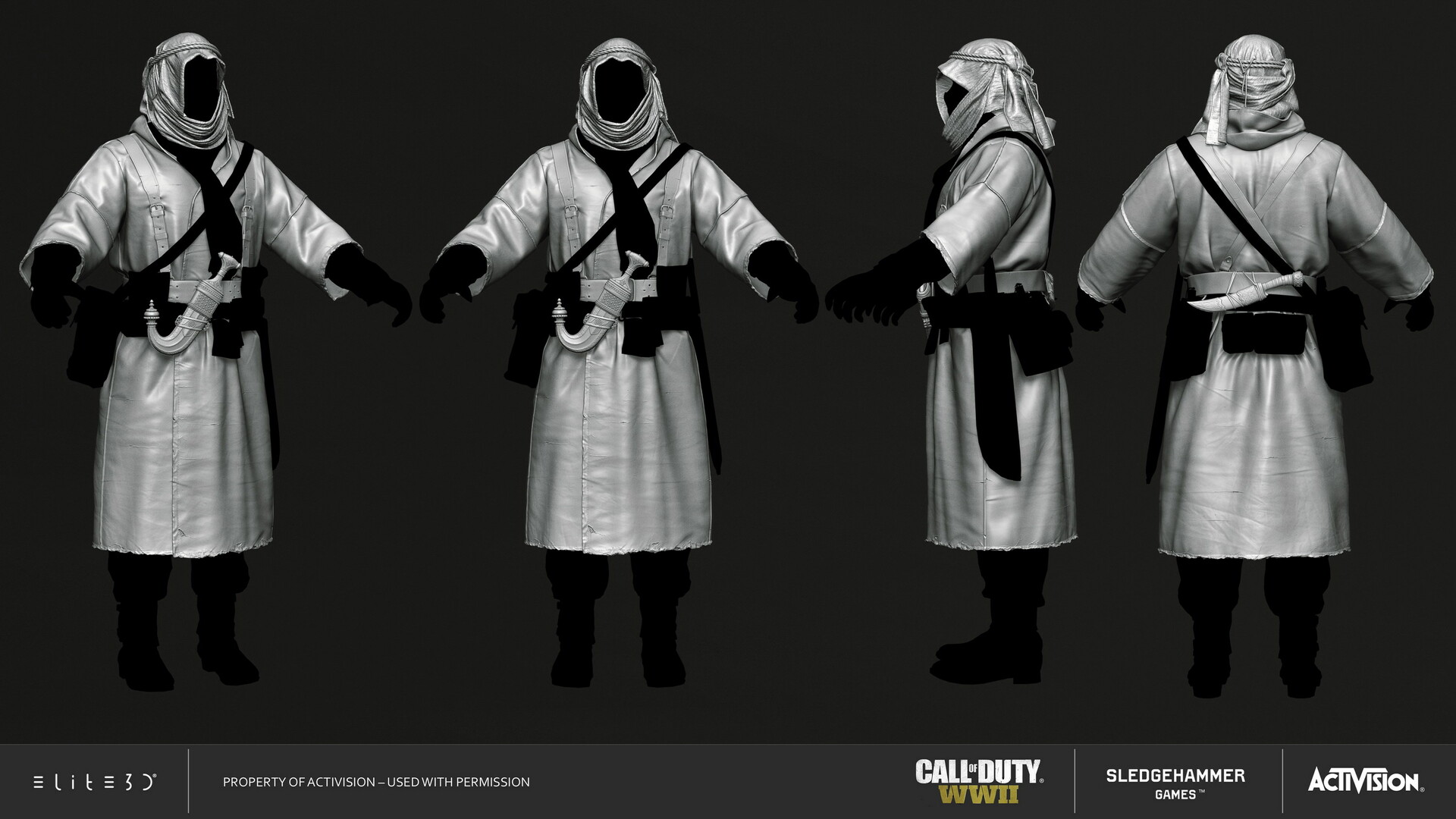 elite3d studio - Call of Duty: World War II DLC Characters