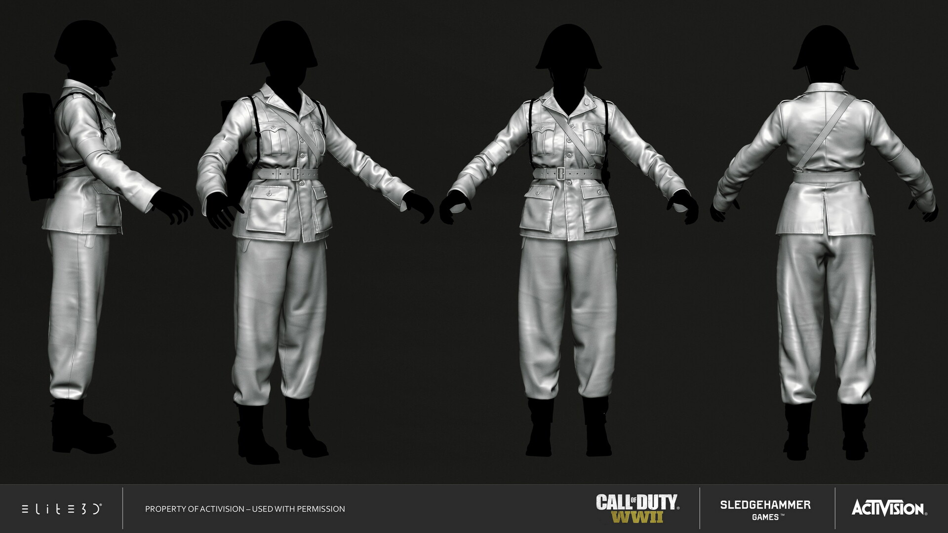 elite3d studio - Call of Duty: World War II DLC Characters