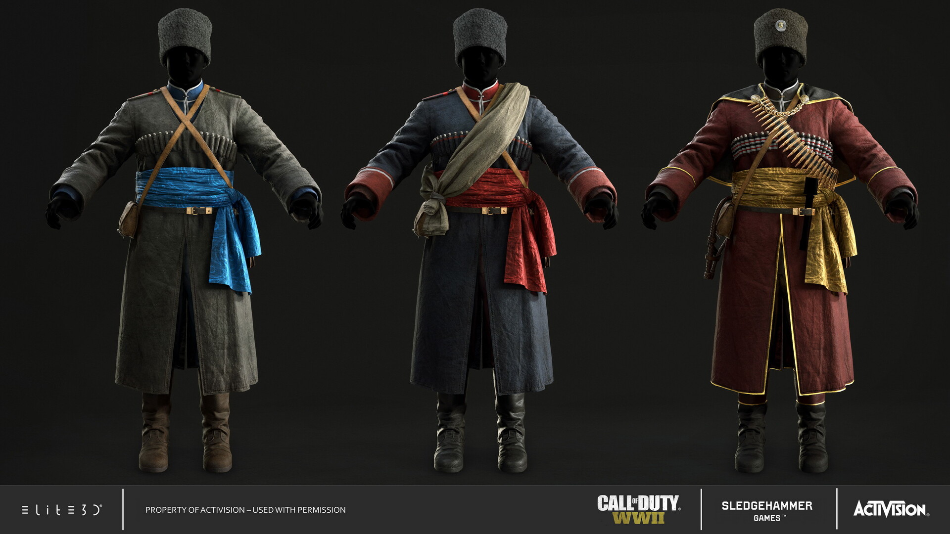 elite3d studio - Call of Duty: World War II DLC Characters