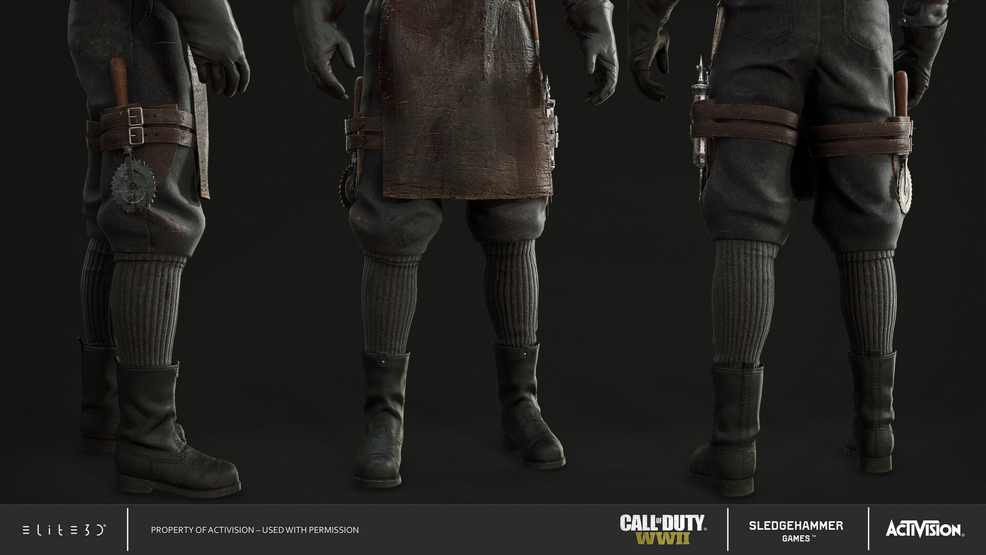 elite3d studio - Call of Duty: World War II DLC Characters