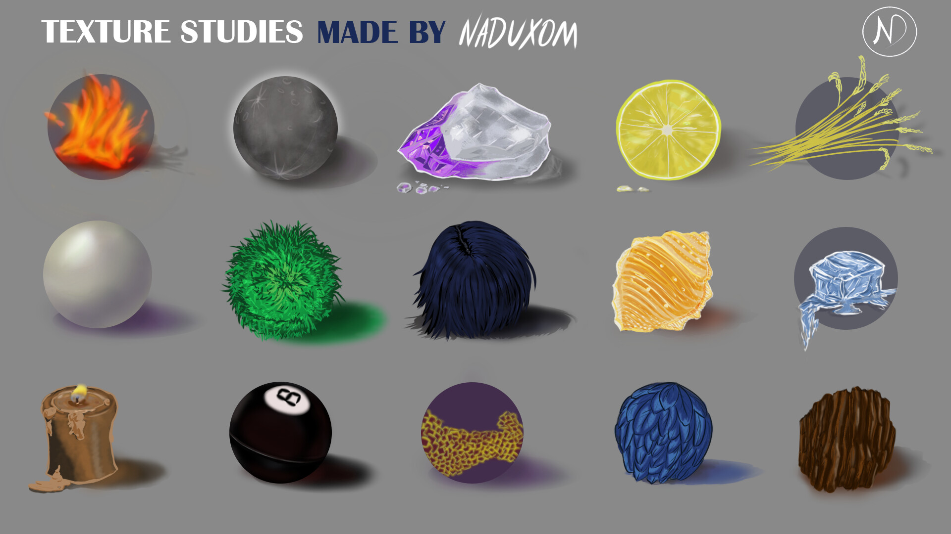 ArtStation - Texture studies