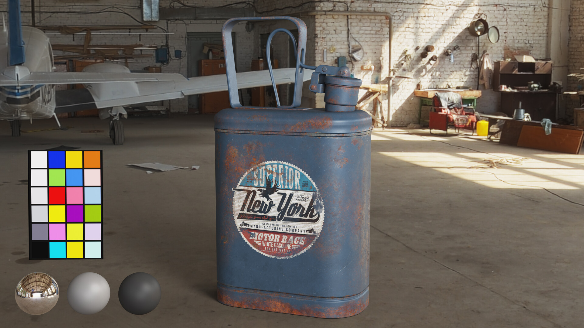 ArtStation - Gas Can texturing project