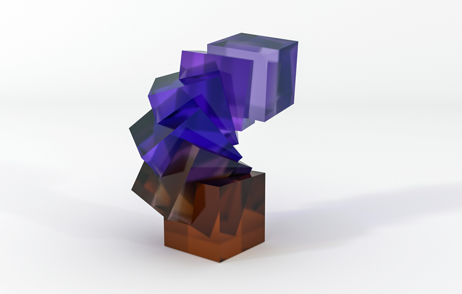 ArtStation - Glass Sculpture cubes