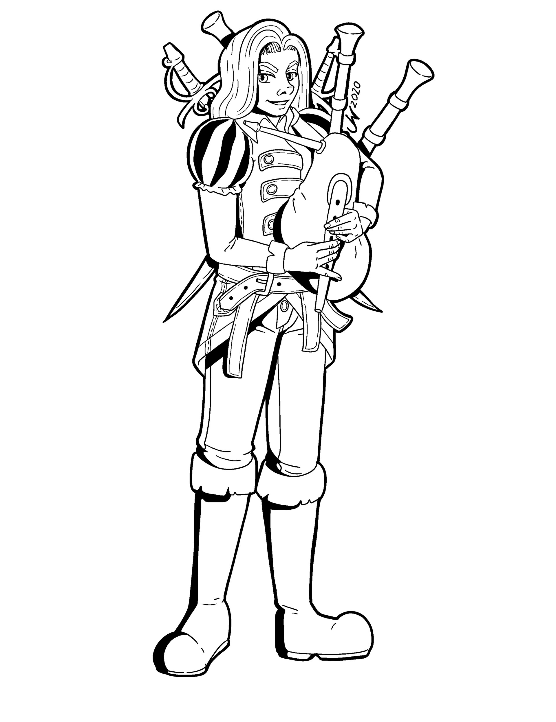 ArtStation - Goliath Bard Commission