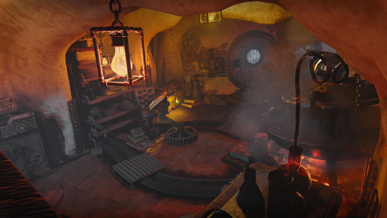 Danylo Tyshchenko - Steampunk cave