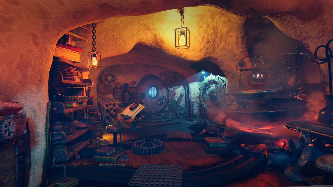 Danylo Tyshchenko - Steampunk cave