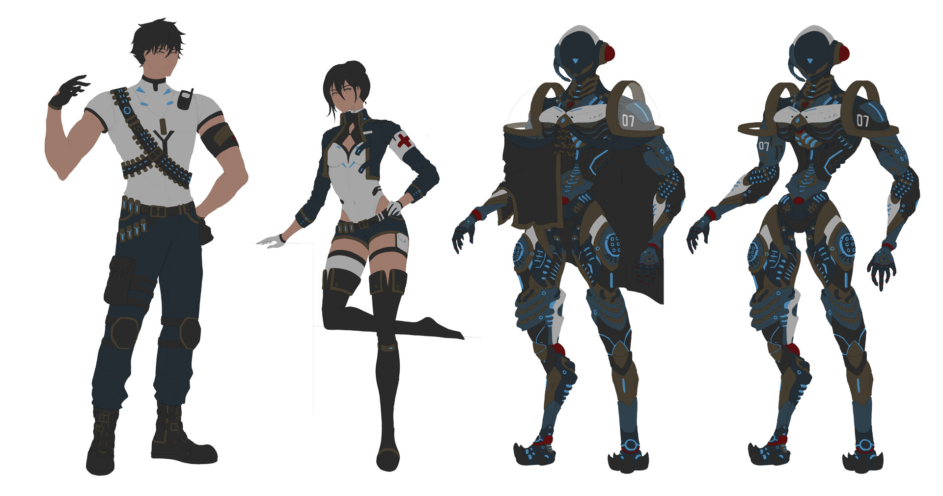 ArtStation - Concept - Crew [ Sci-Fi Theme]