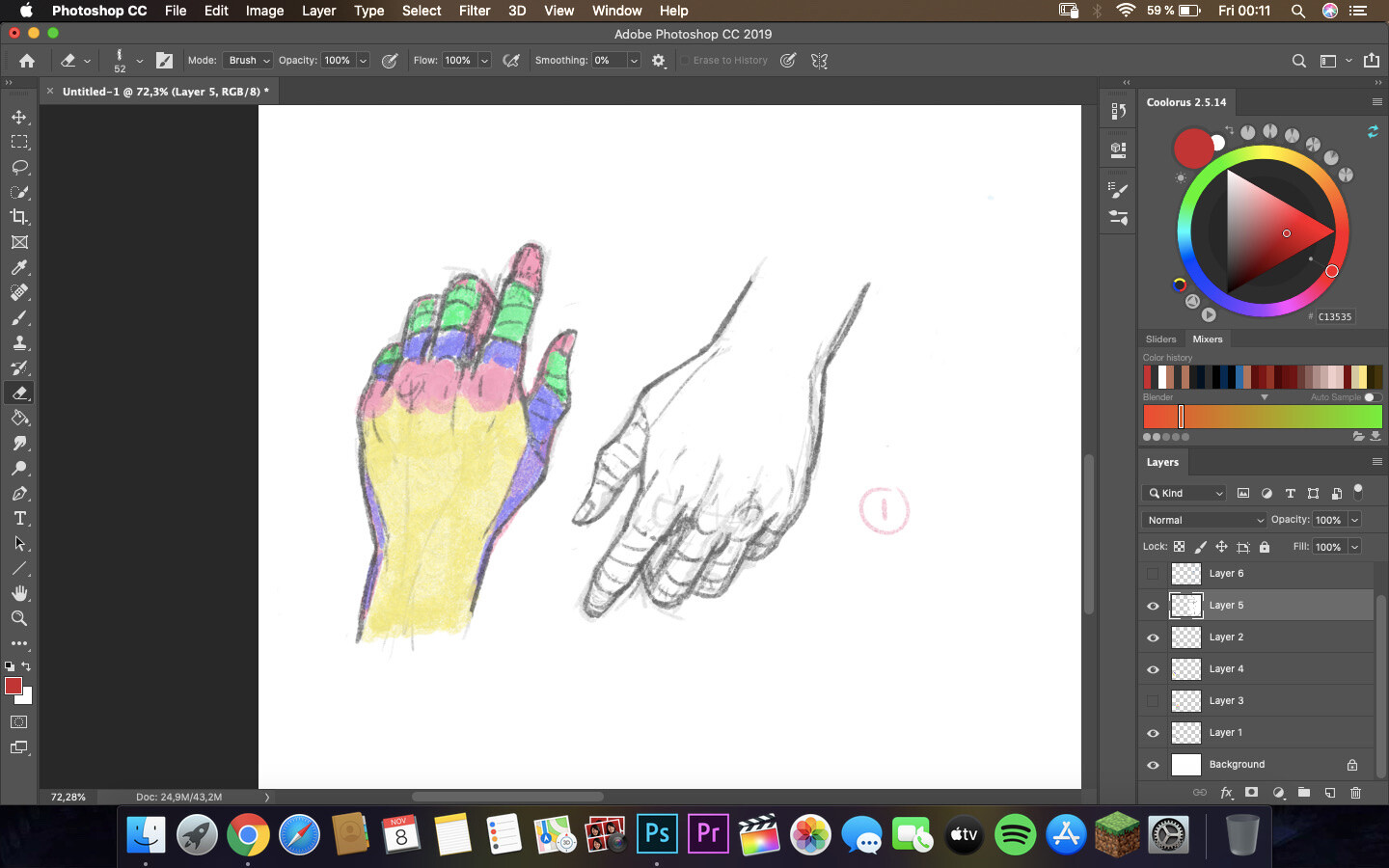 ArtStation - hand practices