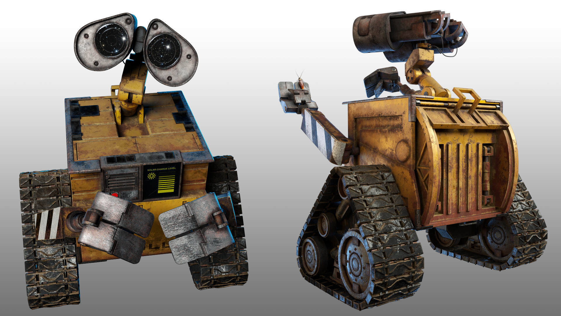 Jasmine Chang - WALL-E 3D Modeling, Texturing