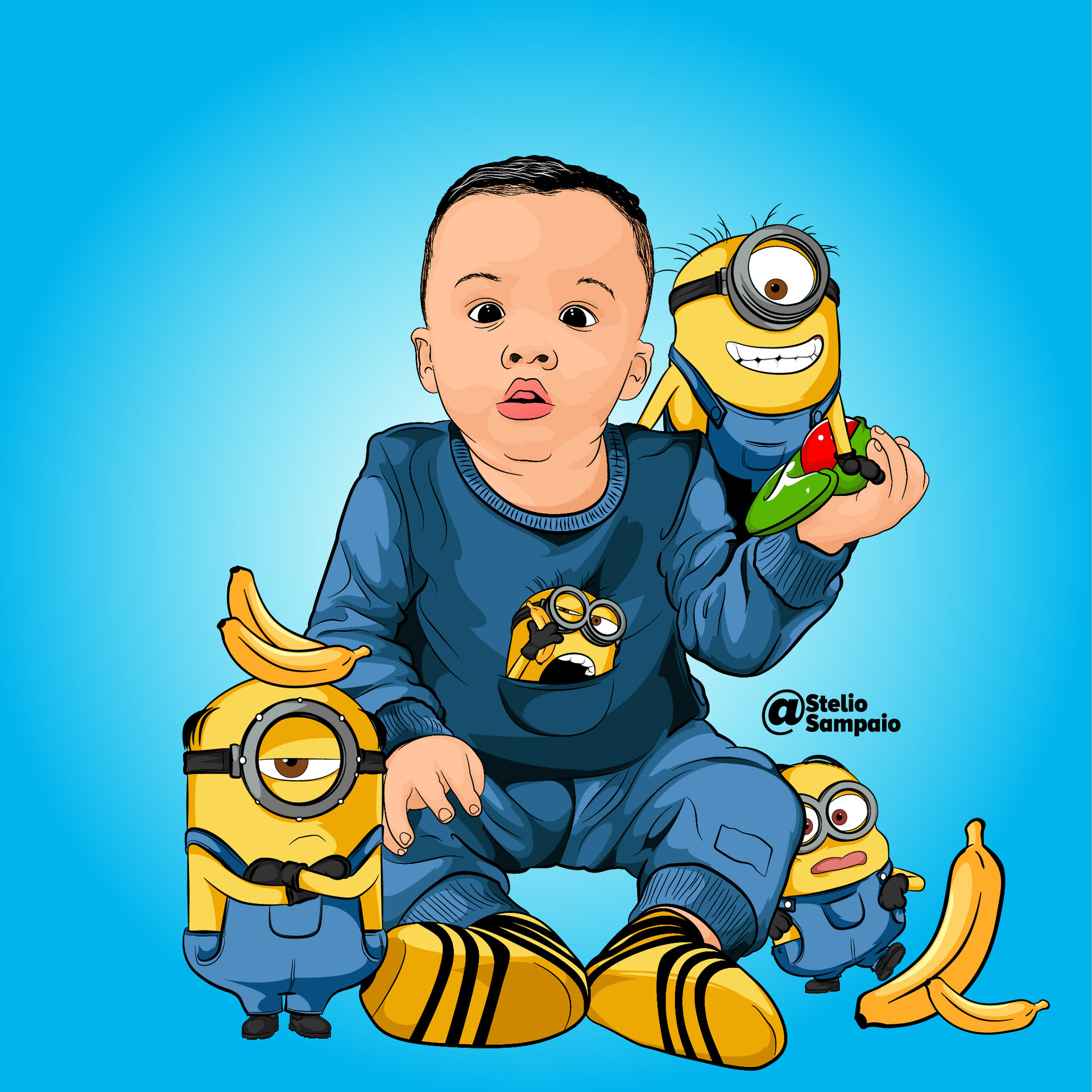 ArtStation - Baby & Minions
