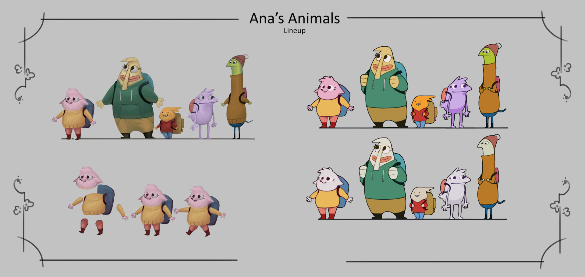 ArtStation - Ana and friends