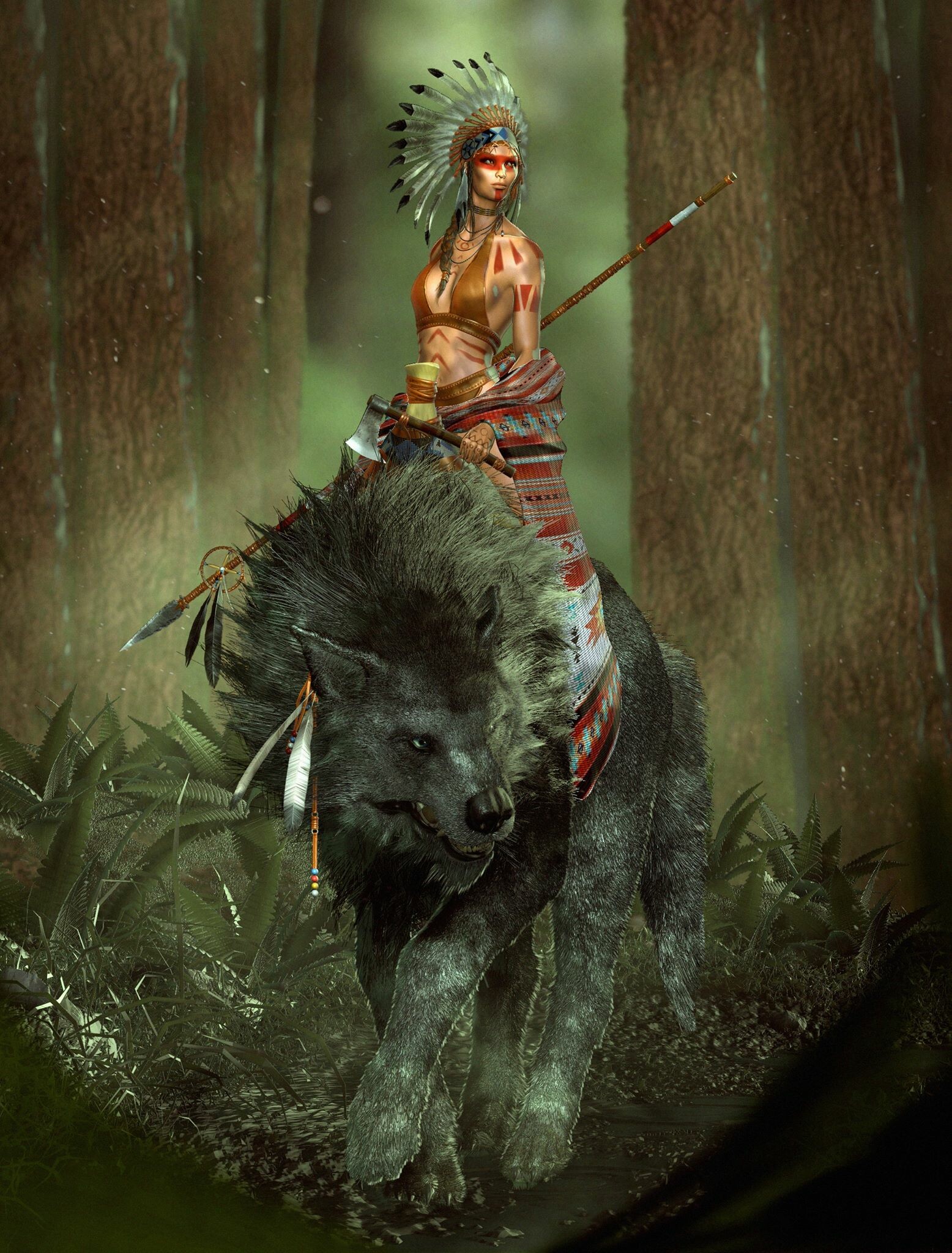 ArtStation - Tomahawk Princess - Personal Work