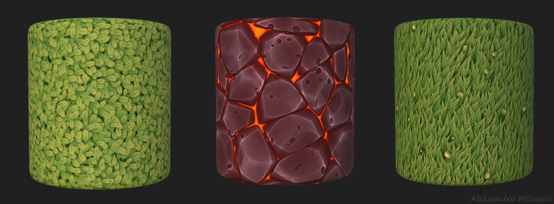 ArtStation - Stylized tileable textures