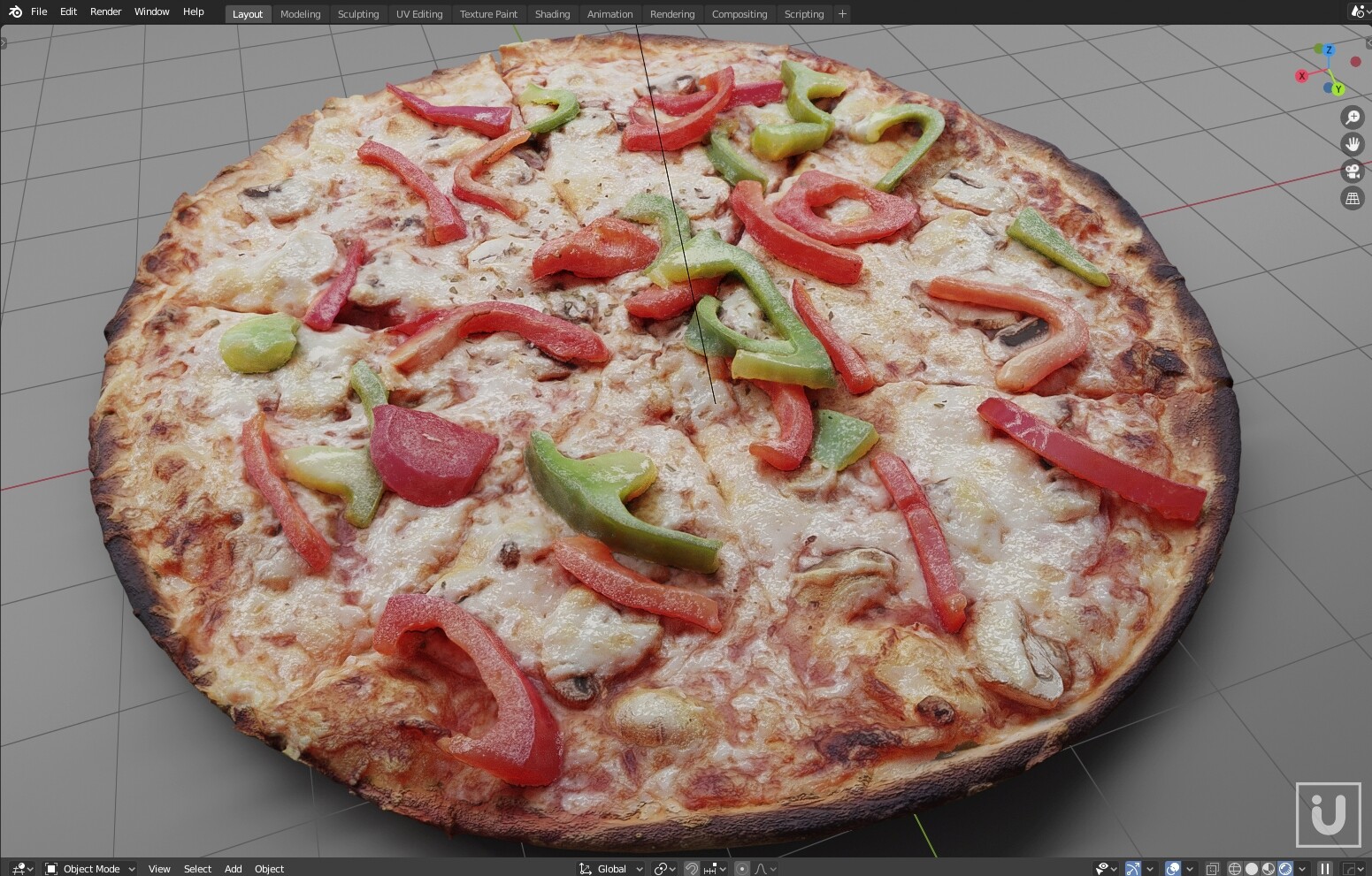 JLE Studios / i-U Asset Studios - Laser Development Studies 003 (Pizza ...