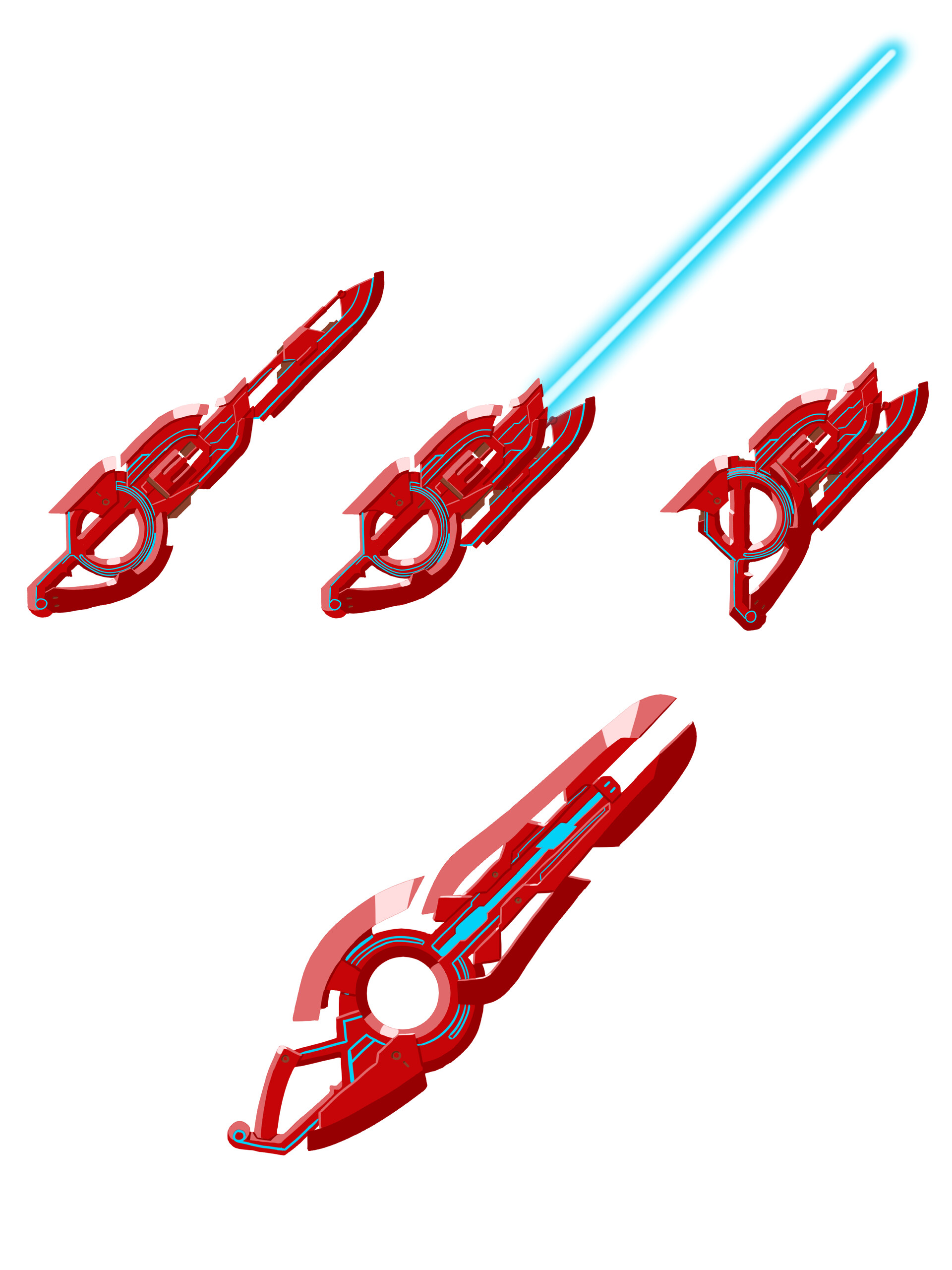 David He - GN-00M Gundam Monado Concept Design